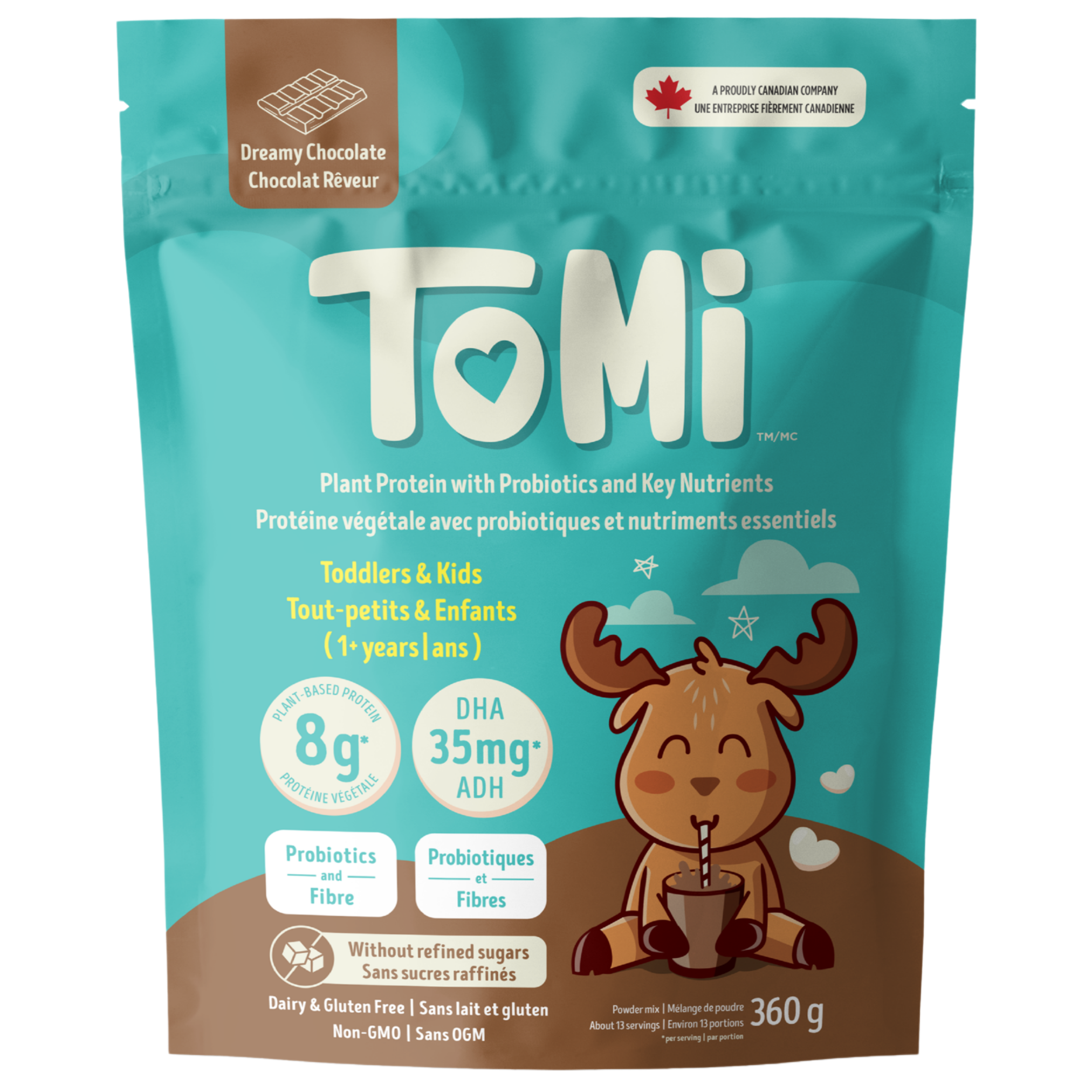 TOMI Chocolate | Protein Drink for Kids and Toddlers | No Added Sugars